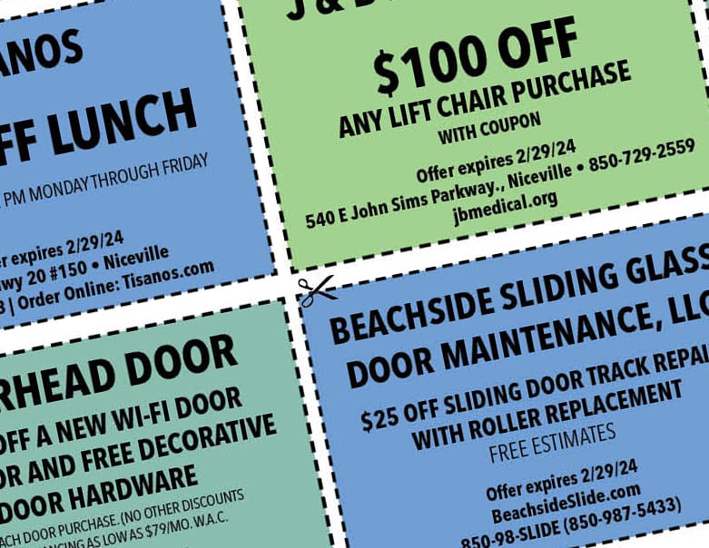 COUPONS February 2024 - Bay Life | News, Events and Community Information